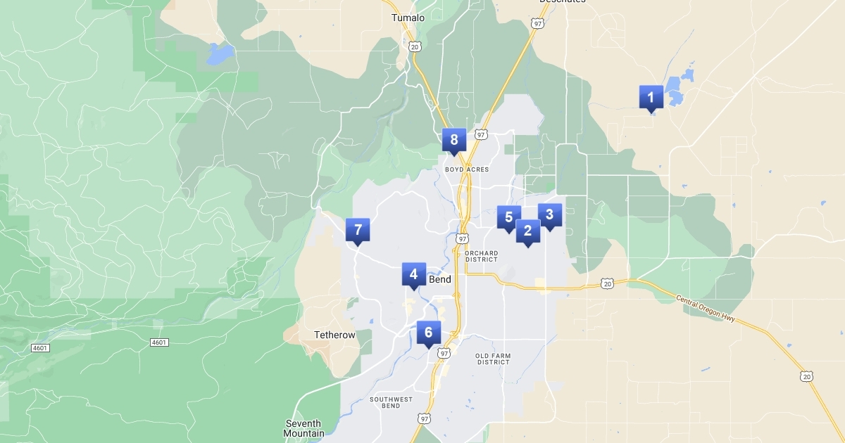 Sample locations : Scribble Maps