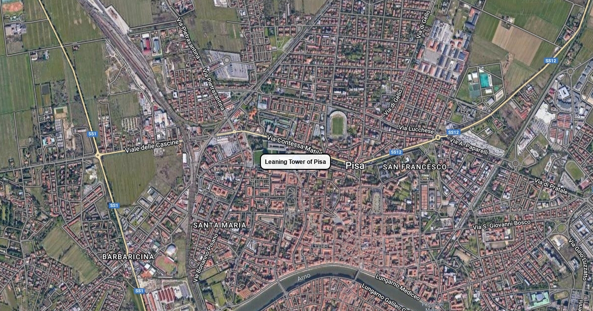 Funny landmarks : Scribble Maps