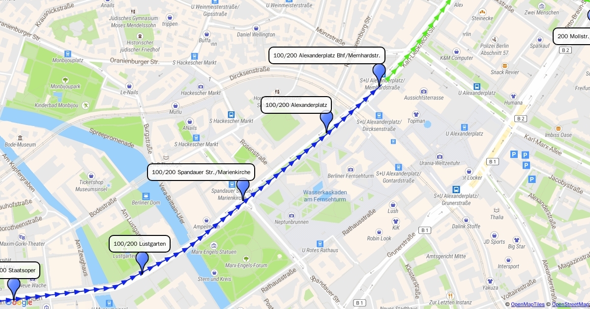 Zklamat Zasahovat P le itost Bus 100 Berlin Route Map Kopec V t inou
