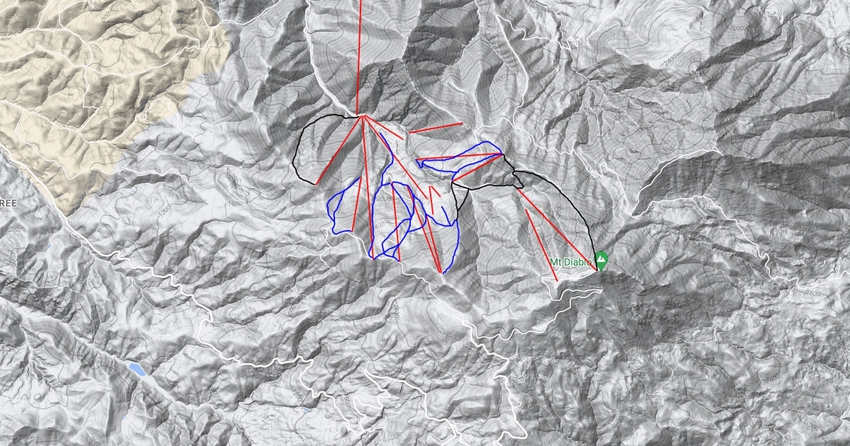 Ski Mt Diablo : Scribble Maps