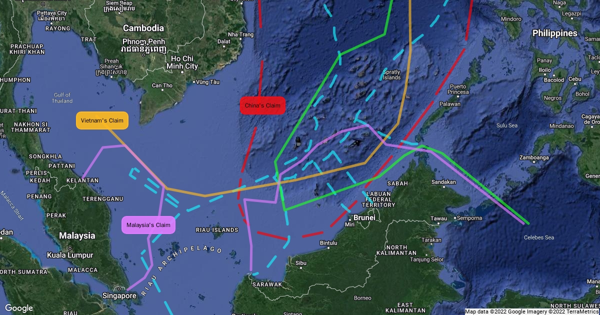 South China Sea Centennial MUN : Scribble Maps