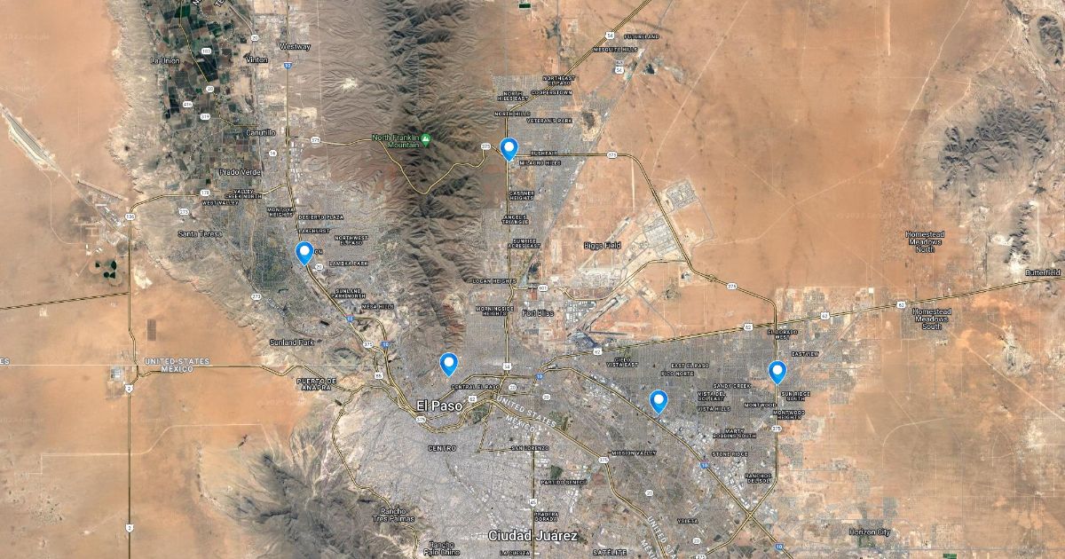 Southwest Xray Locations : Scribble Maps