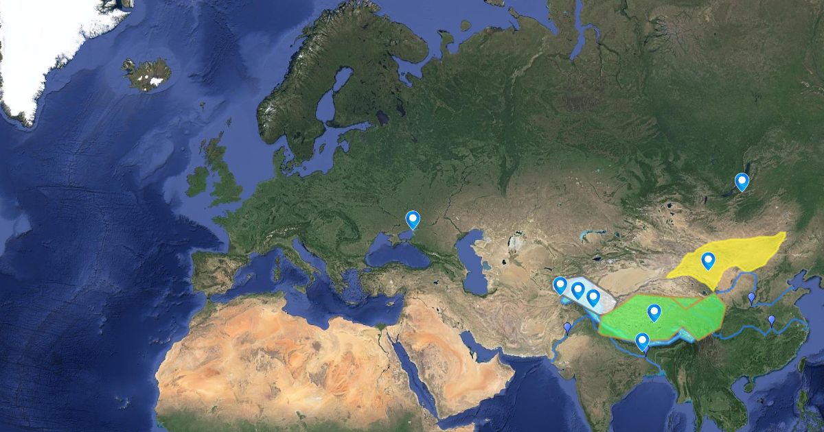 World Geo Map of Asia : Scribble Maps