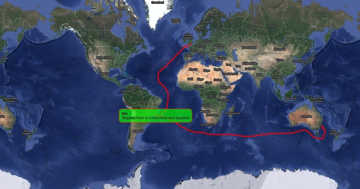 First Feet Journey : Scribble Maps