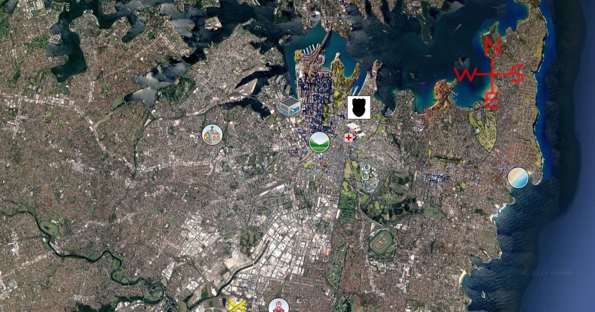 Sydney : Scribble Maps