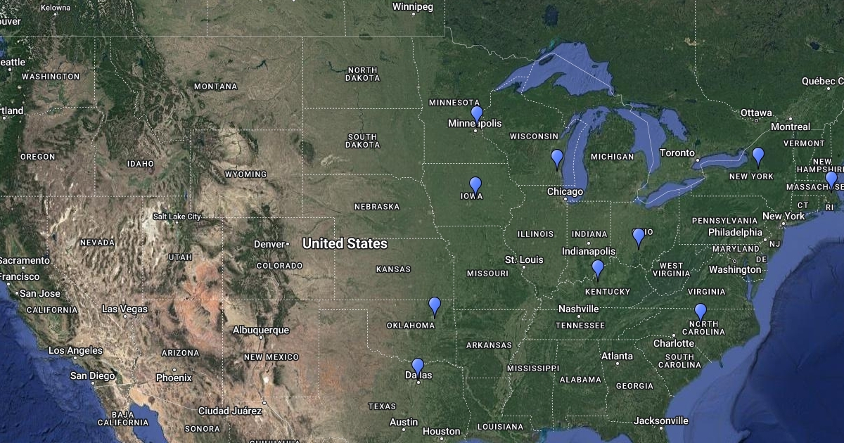 Top 10 Venues : Scribble Maps