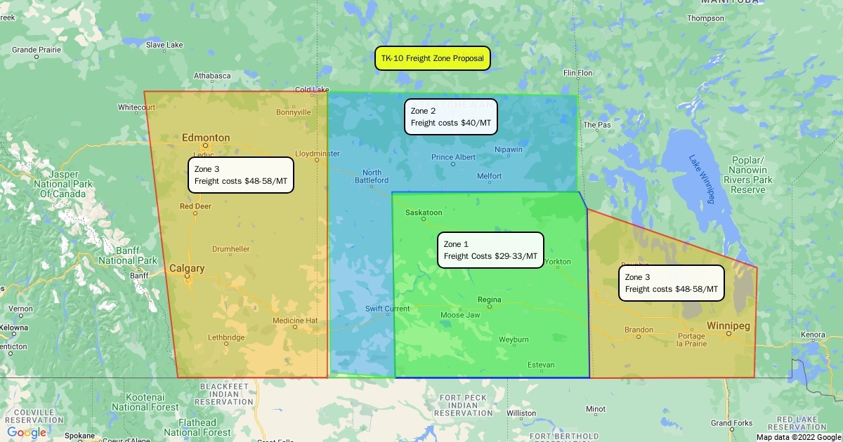 TK-10 Freight Zones : Scribble Maps