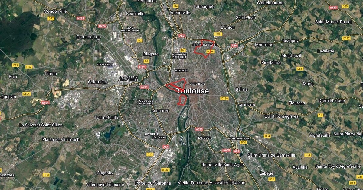 TOULOUSE : Scribble Maps