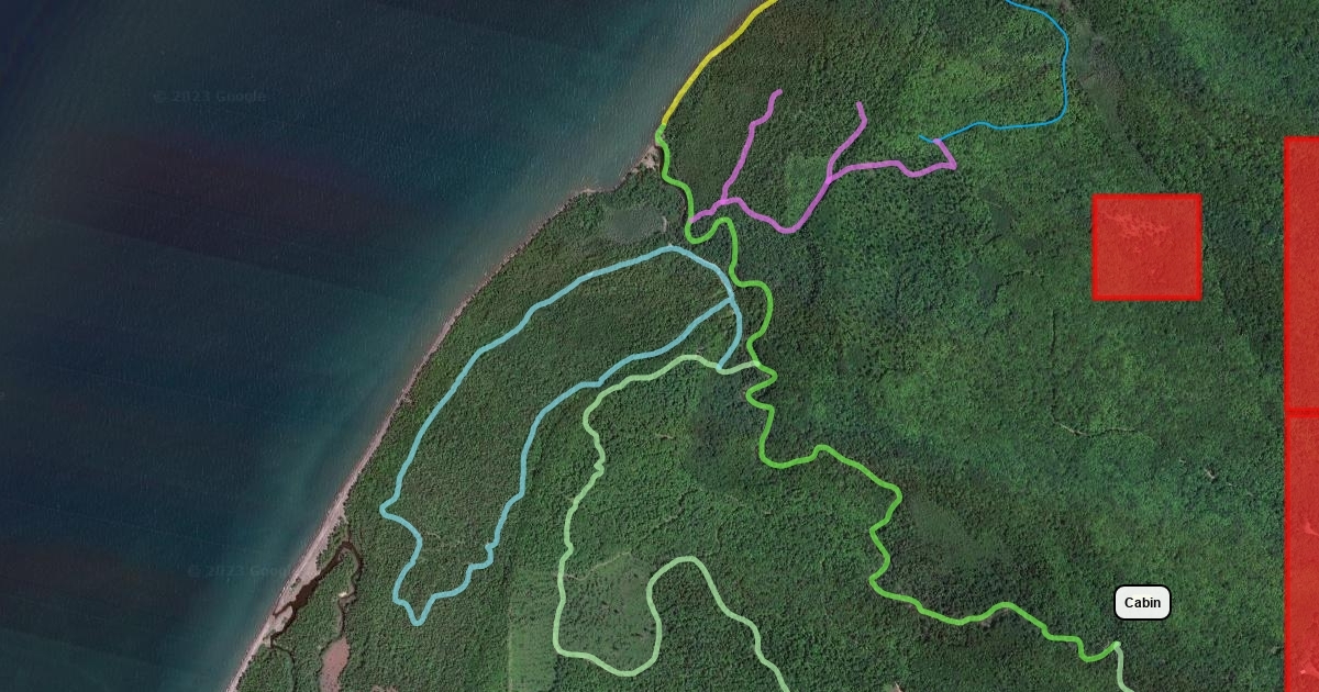 vacation trails : Scribble Maps