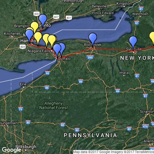 Empire Corridor High Speed Rail : Scribble Maps