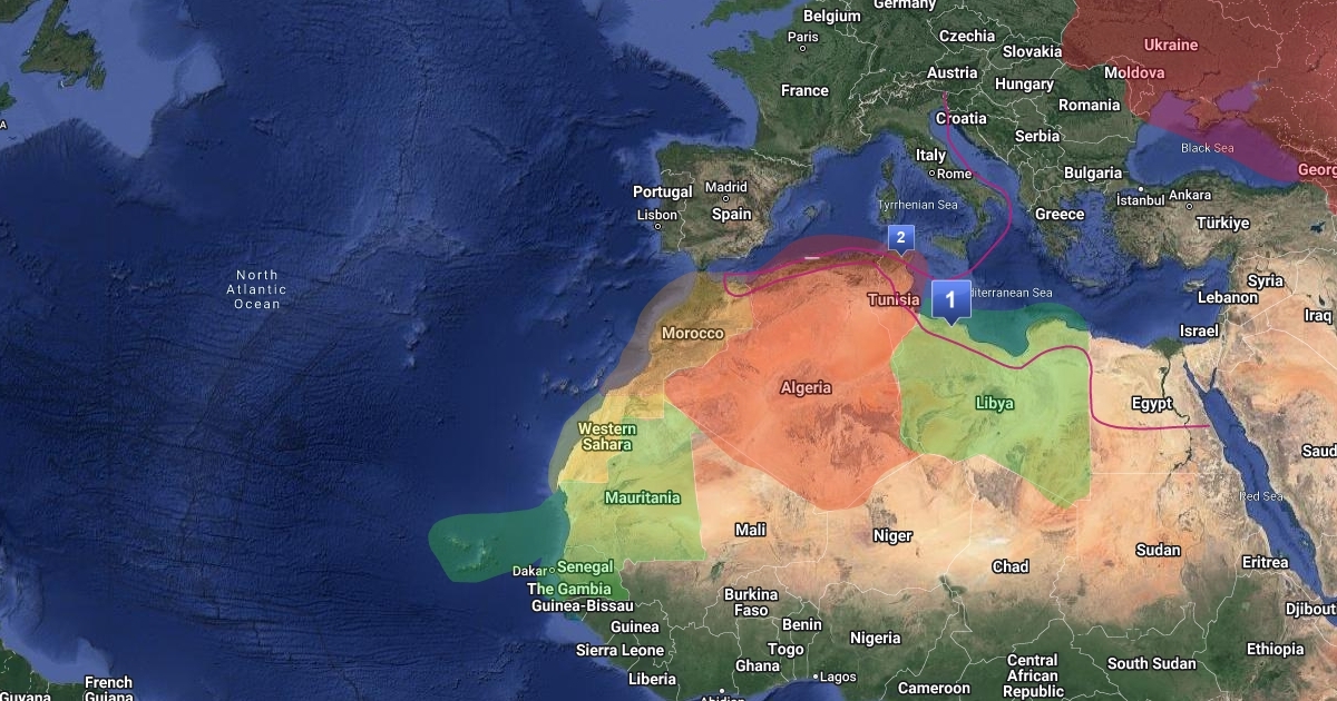 alternate world map : Scribble Maps