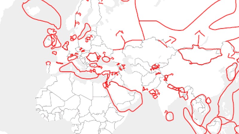 Fixing Europe and Asia's Borders : Scribble Maps