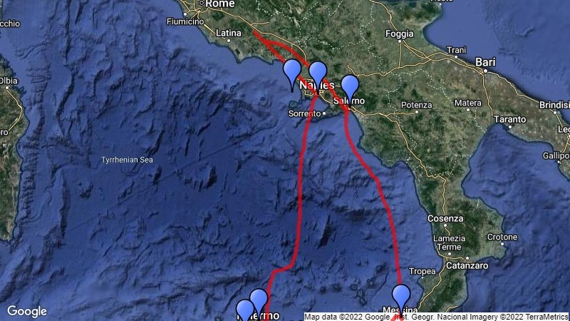 Viaggio sicilia 2016 : Scribble Maps