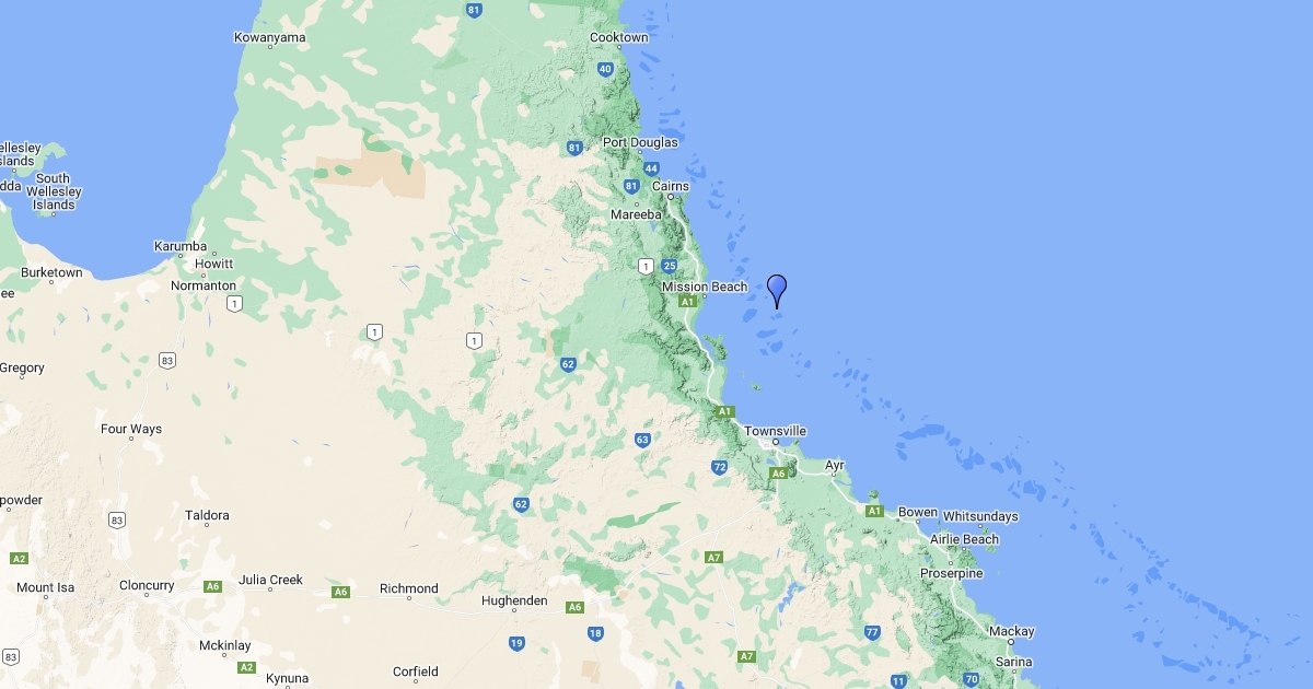 The Great Barrier Reef Location : Scribble Maps