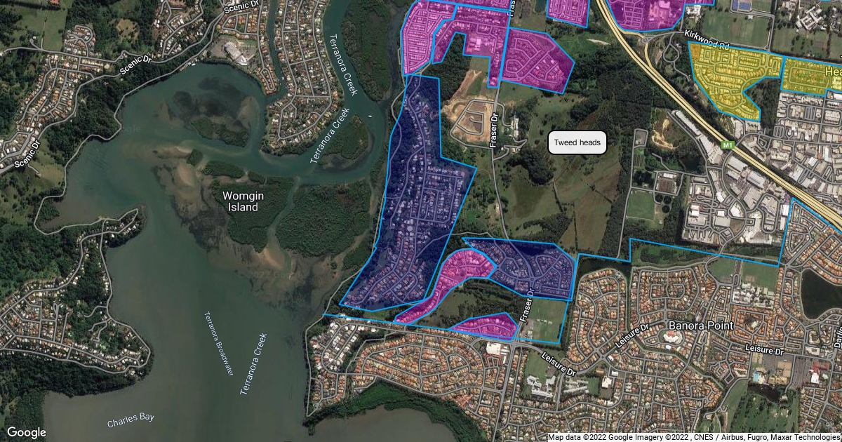 the vine Tweed territory map area : Scribble Maps