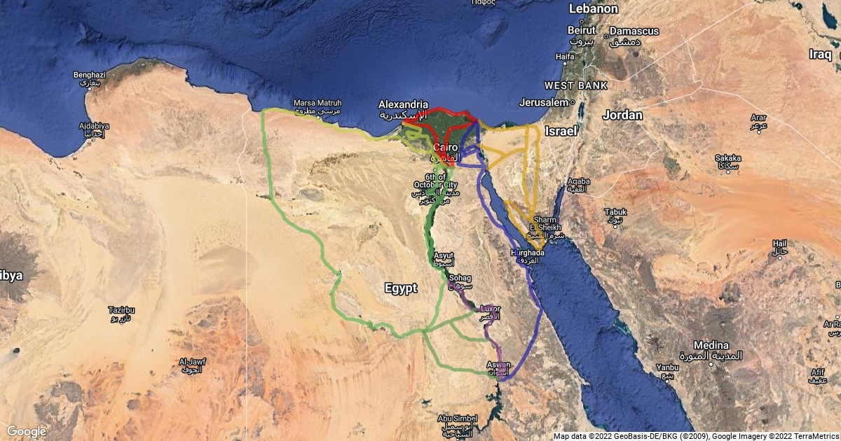 Egyptian Railway : Scribble Maps