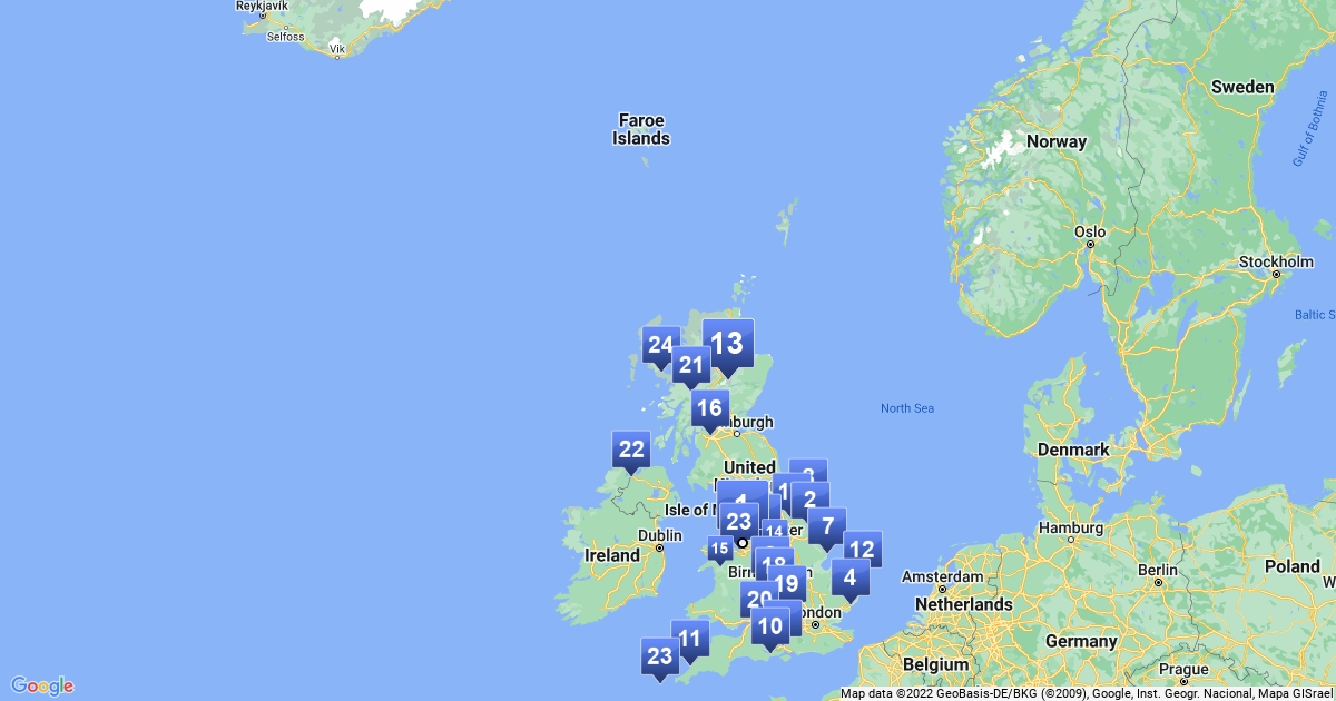Uk destinations : Scribble Maps