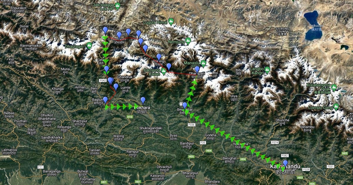 Trekking Team : Scribble Maps