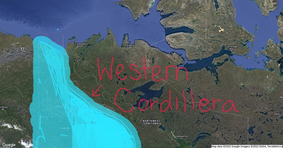 Western Cordillera Map