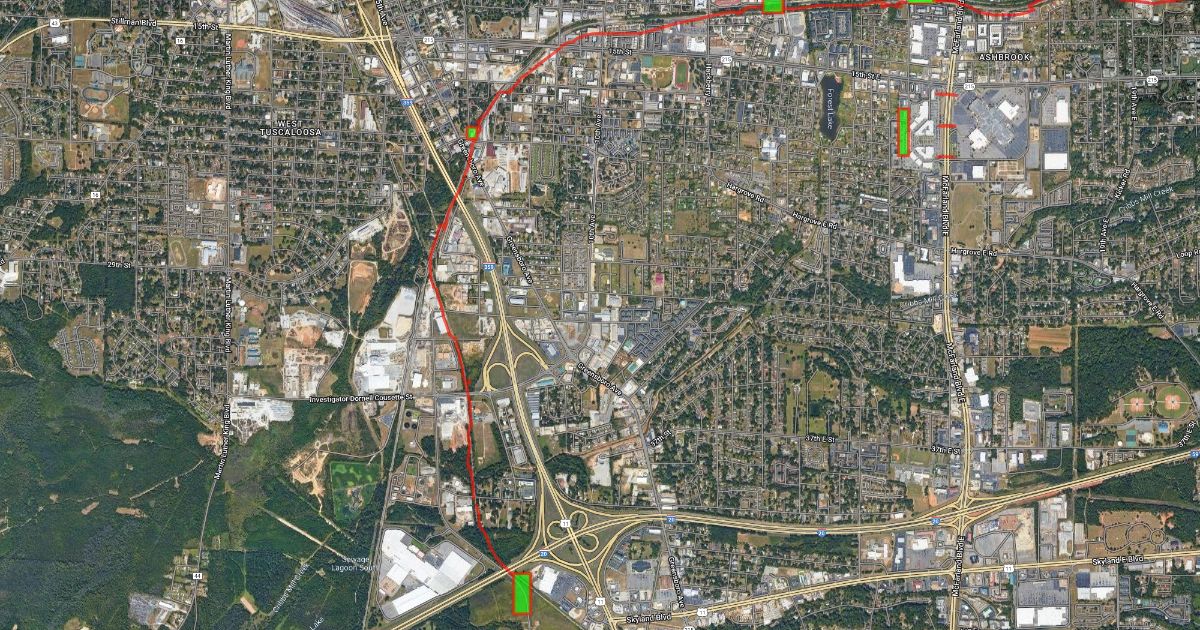 Train map For CE121 : Scribble Maps