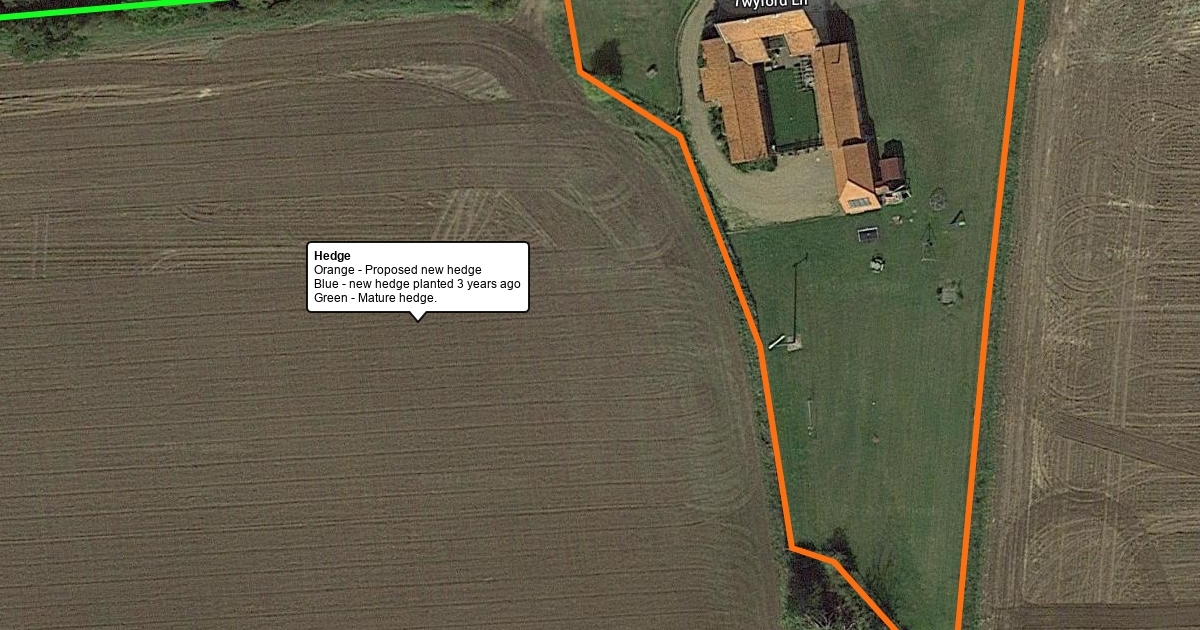 Twyford Hall Barn Plan : Scribble Maps