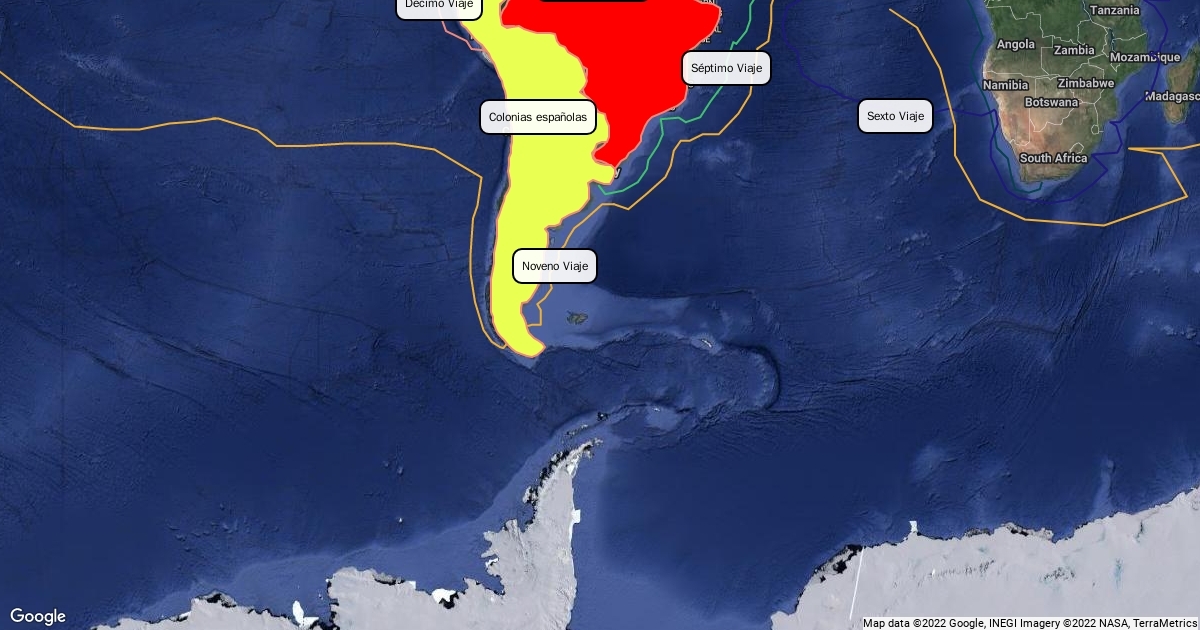 mapa viajes : Scribble Maps