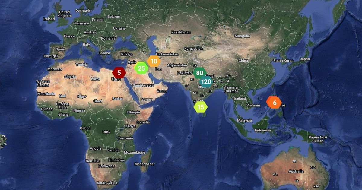 Geography Big events T2 : Scribble Maps