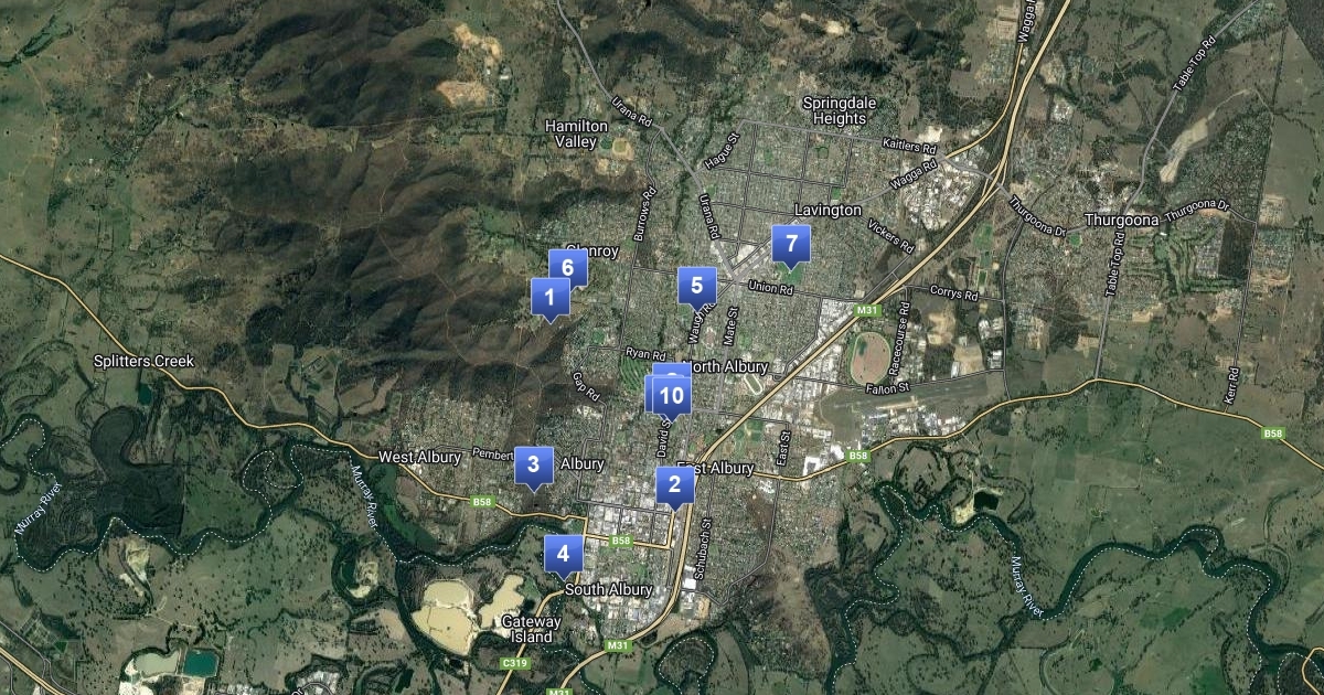 places to exercise : Scribble Maps