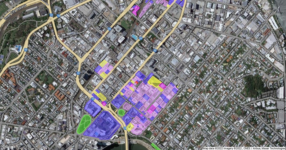Population Density Fortitute Valley : Scribble Maps