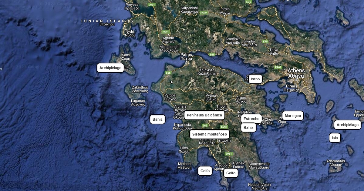 Relieve de la Odisea : Scribble Maps