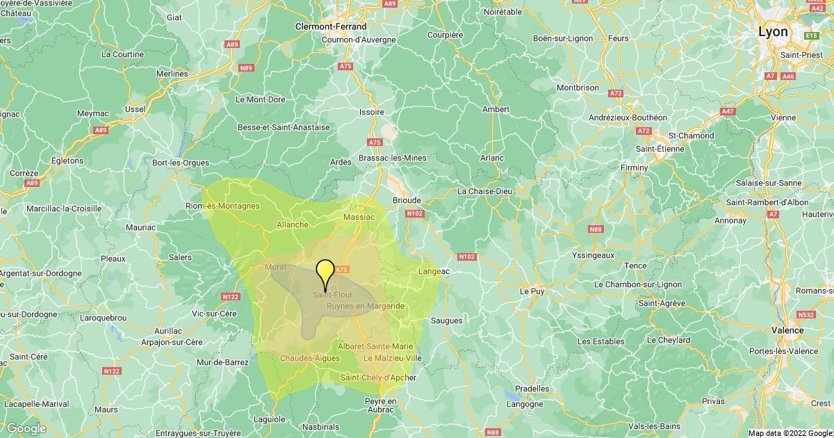 Zone de Chalandise : Scribble Maps