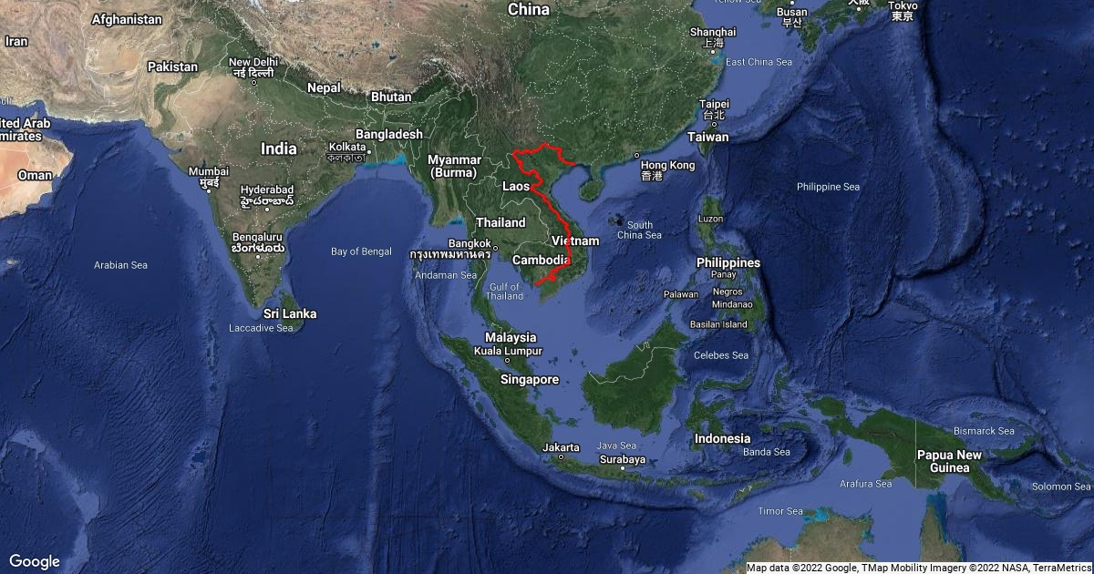 Vietnam Asia : Scribble Maps