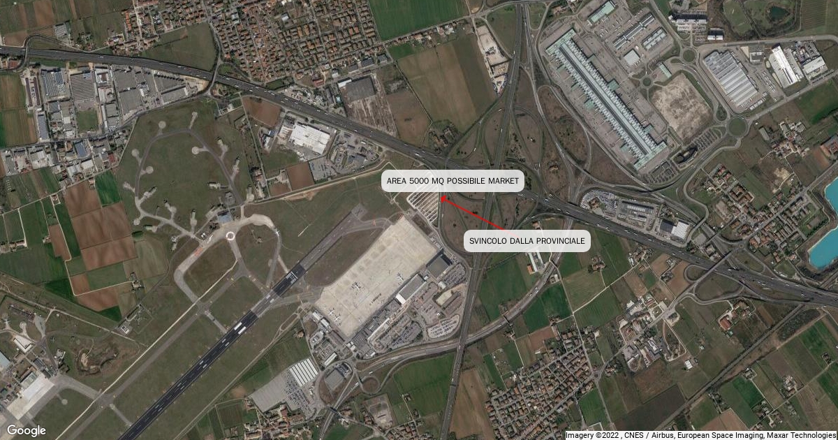 AREA MARKET IN AEROPORTO : Scribble Maps