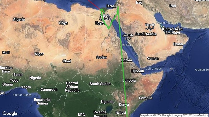 RTW itinerary : Scribble Maps