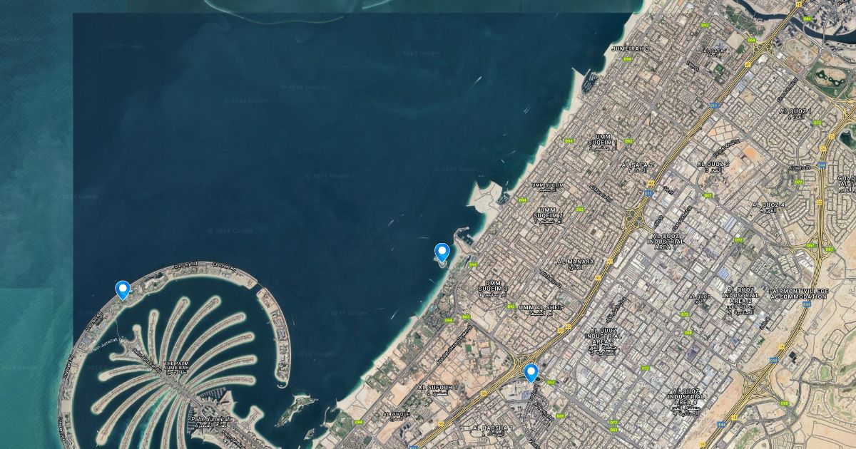 Scribble Map - Dubai : Scribble Maps