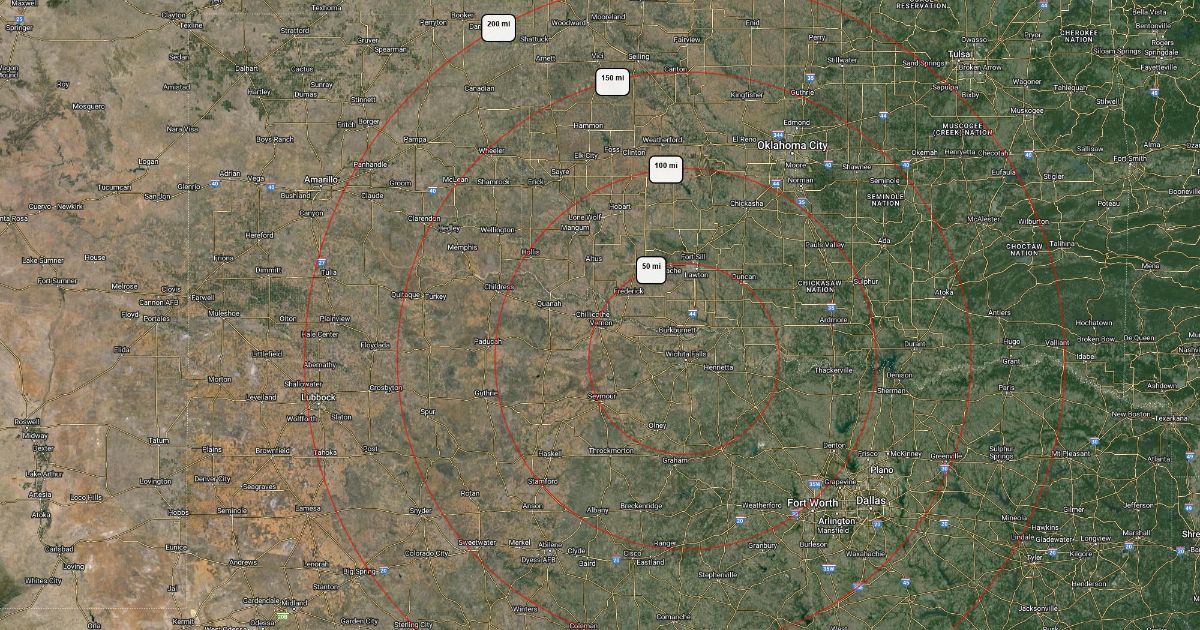 WF Radius : Scribble Maps