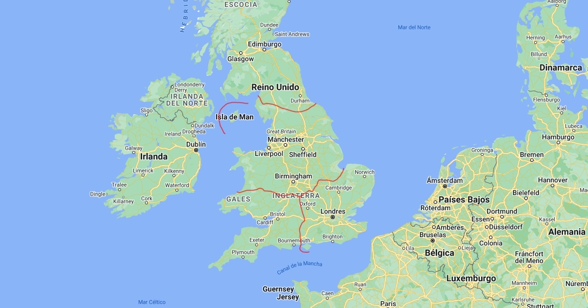 Water Hygiene team regions : Scribble Maps