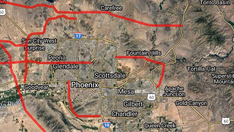 Future Freeways/Interstates in Arizona, Nevada, New Mexico : Scribble Maps