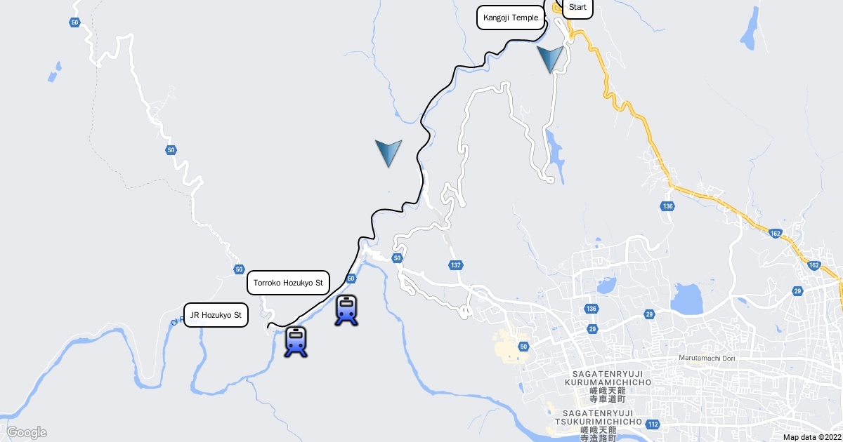 Kiyotaki trail : Scribble Maps