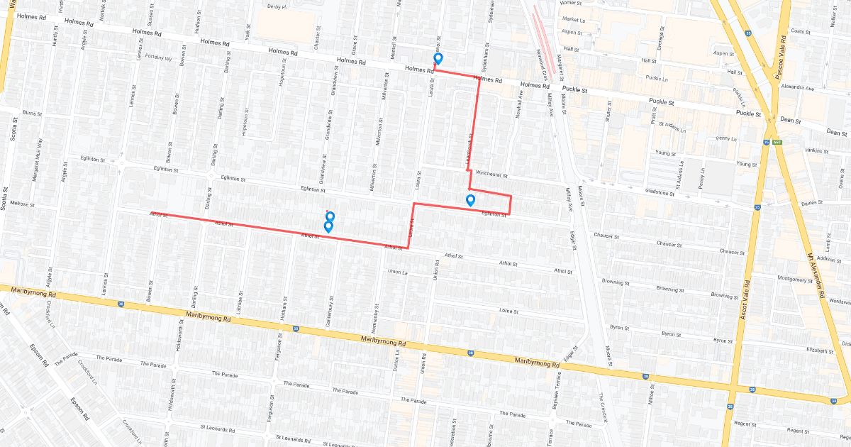 Walking School Bus : Scribble Maps