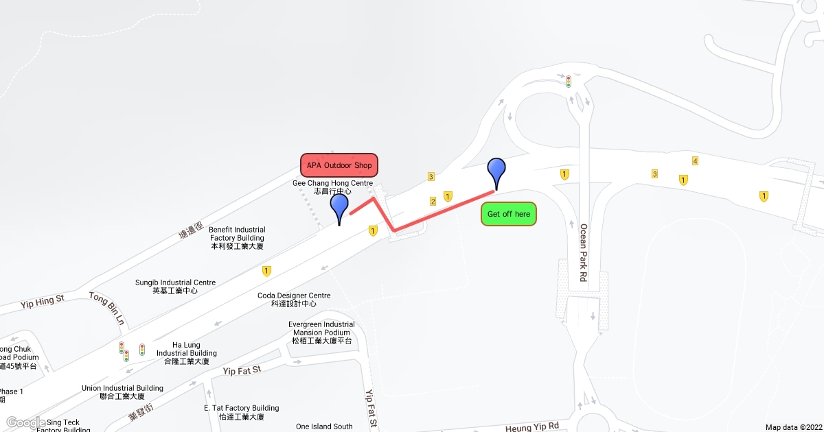 Walk to APA : Scribble Maps