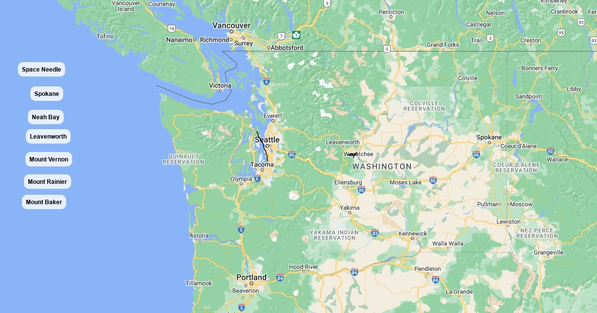 Washington State : Scribble Maps