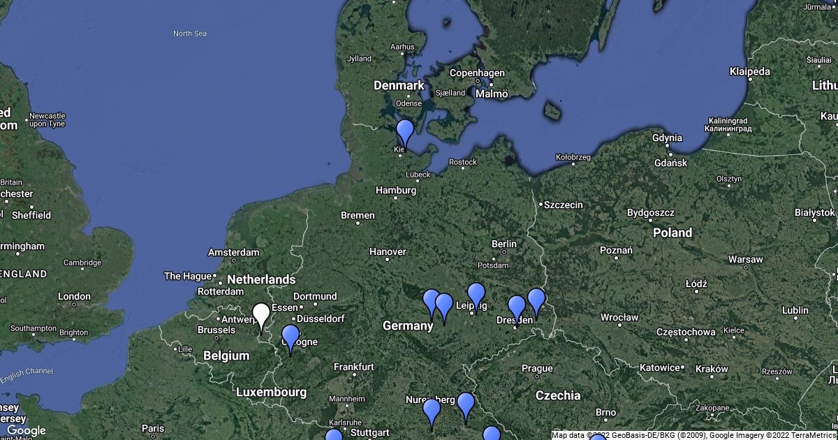 Seminarorte Wunder der Lebenskraft : Scribble Maps