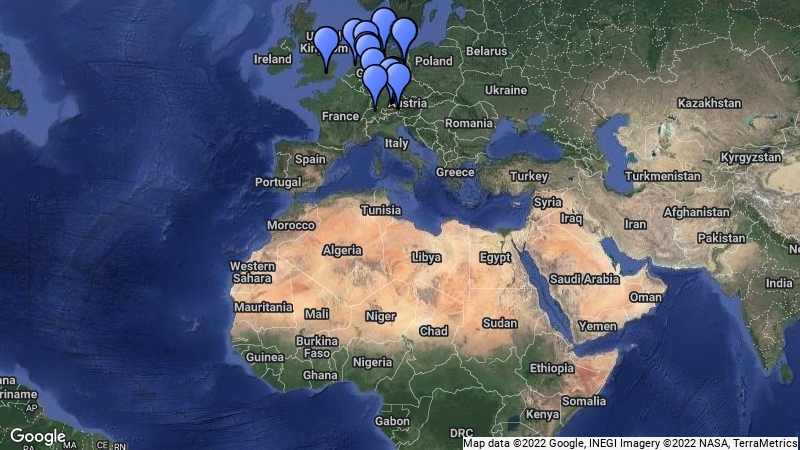 Oozlefinch Distribution : Scribble Maps