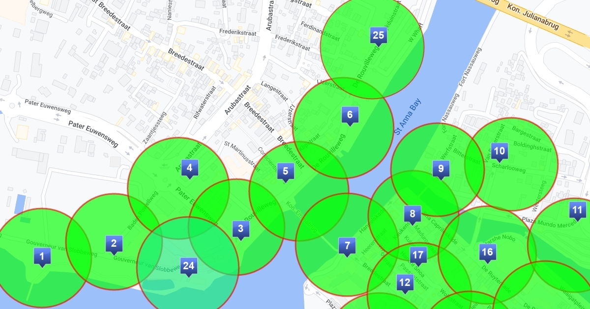 Downtown Curacao : Scribble Maps