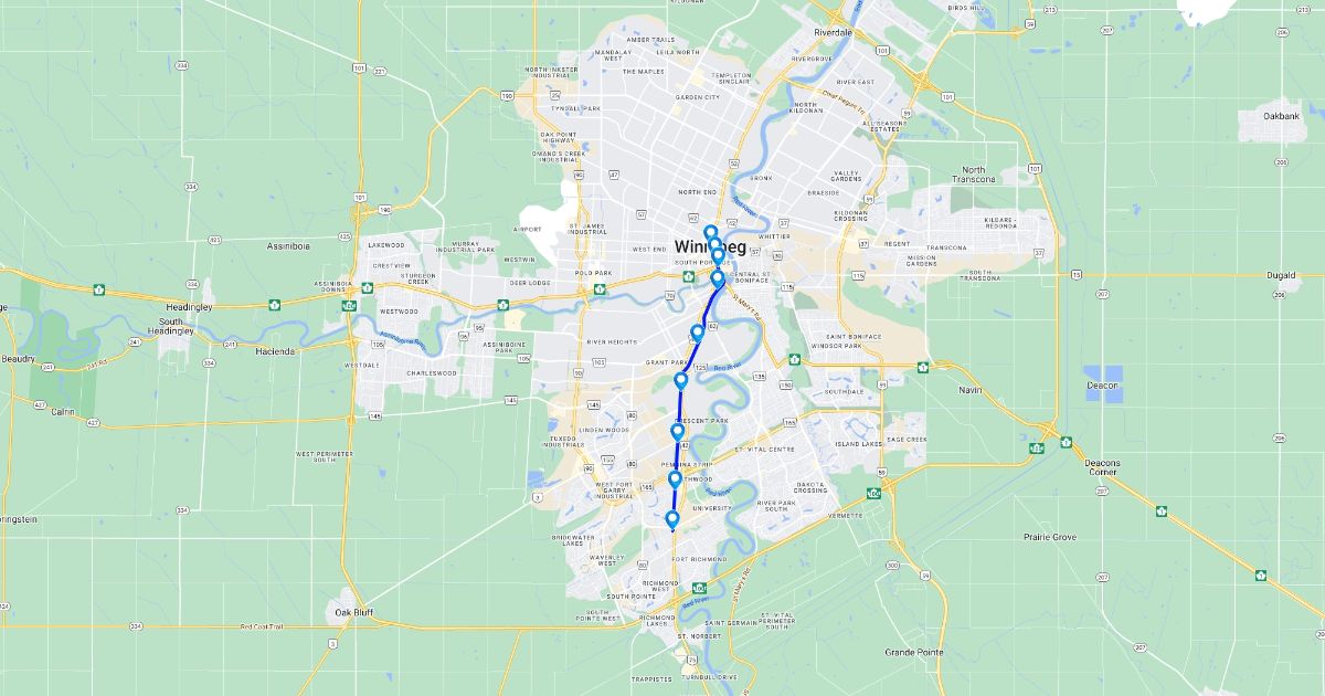 Winnipeg RapidRail : Scribble Maps