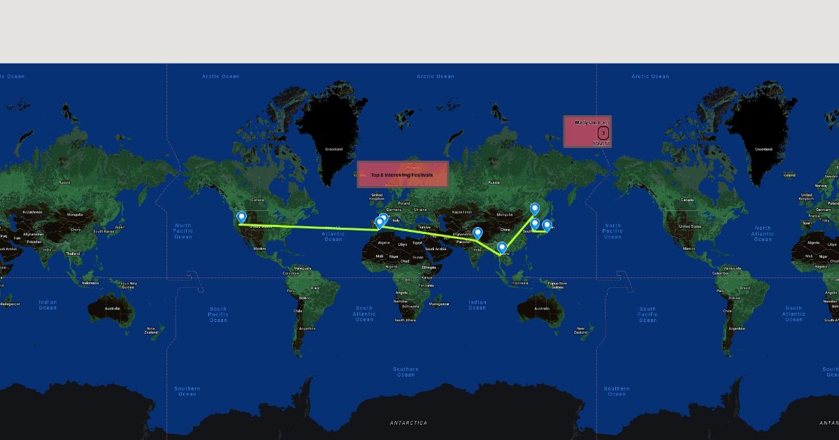 8 Interesting Festivals : Scribble Maps