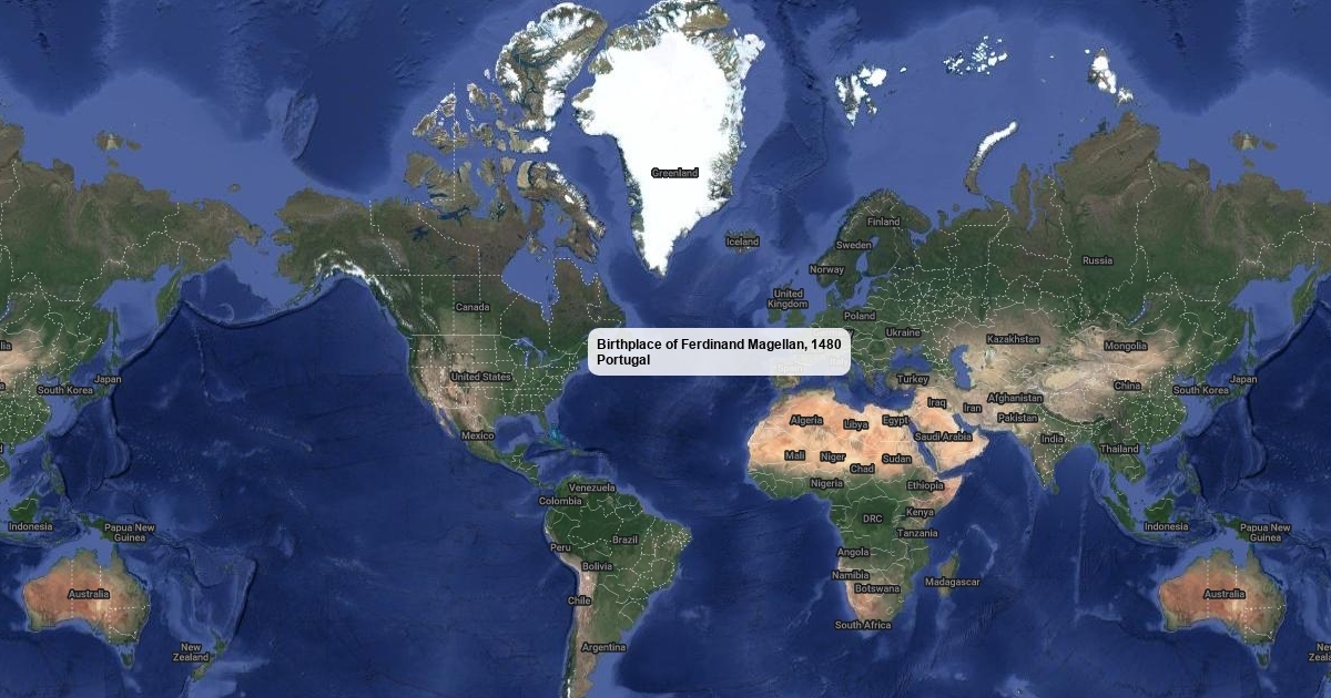 Magellan and his Journey : Scribble Maps