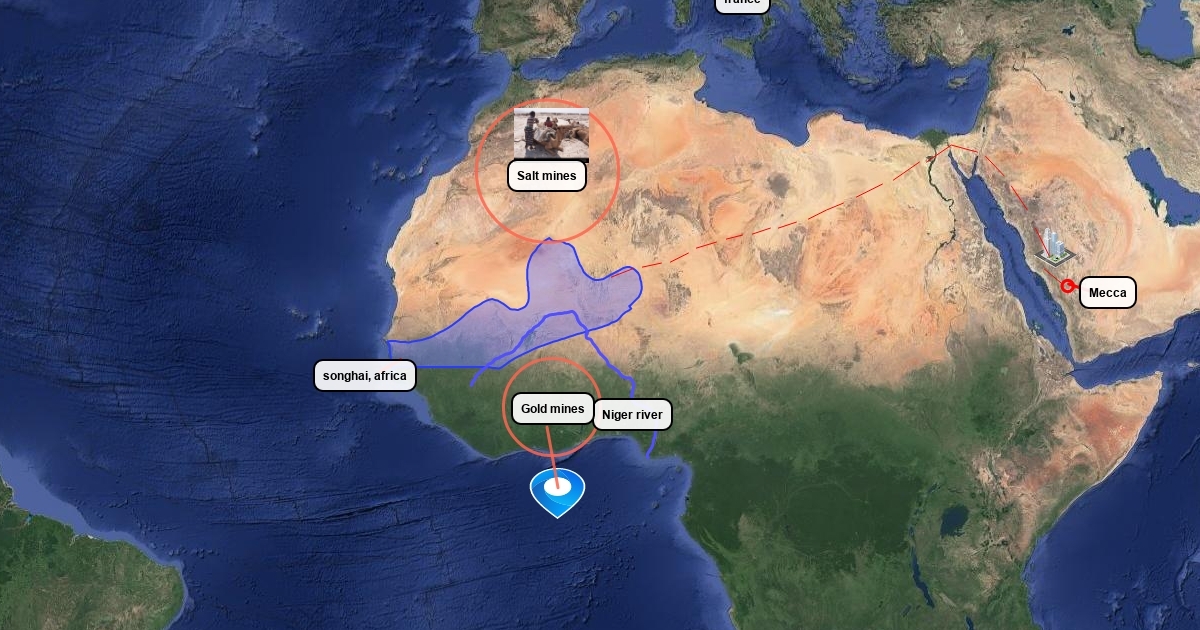 Salt Mines In Africa Map