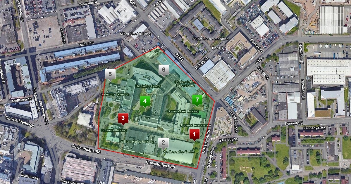 Campus Noise Map : Scribble Maps